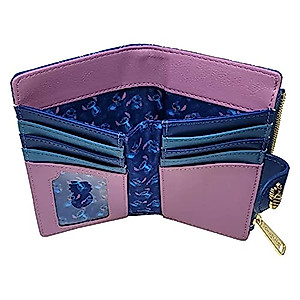 Loungefly Faux Leather Disney Stitch Wallet Snap Flap Clutch