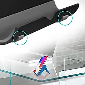 Adjustable Cell Phone Stand for Desk, Portable Phone Holder Compatible with Most iPhone, Samsung and Other Smartphones - Red