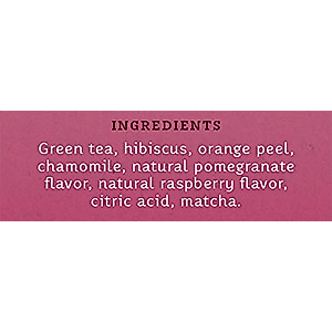 Stash Tea Pomegranate Raspberry & Matcha Green Tea - Caffeinated, Non-GMO Project Verified Premium Tea with No Artificial Ingredients, 18 Count (Pack of 6) - 108 Bags Total