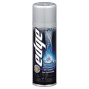 Edge Shave Gel, Fragrance Free, Ultra Sensitive 7 oz (Pack of 3)