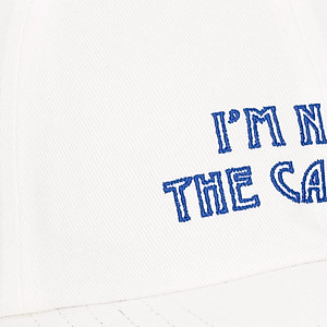 adidas Women's I'm Not The Cart Girl Hat, White, One Size
