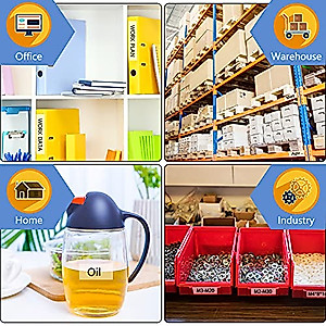 GREENCYCLE Extra Strength Adhesive Black on Clear Label Tape Compatible for Brother TZE-S121 TZeS121 AZES121 3/8" 0.35 Inch 9mm for PT-E550W PT2430PC 1890C PT-D210 300BT PT-1010 PTH100 D200-3 Pack