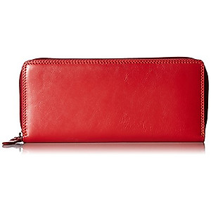 Visconti Women's Rb55 Leather Purse Red Multicolor