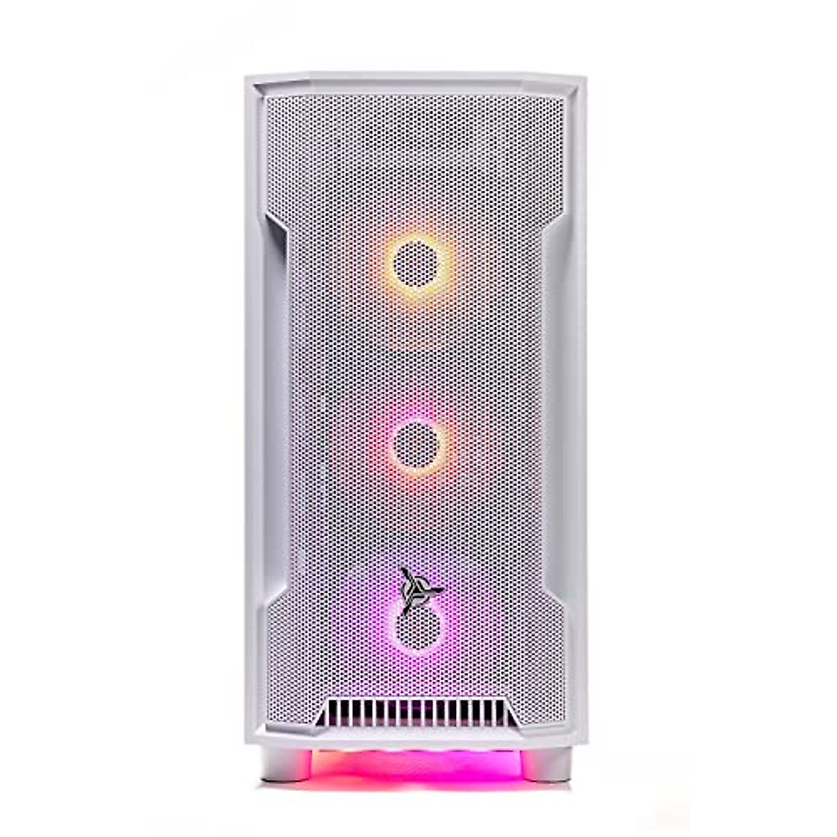 Skytech Gaming Skytech Archangel Gaming PC Desktop – Intel Core i5 12400F 2.5 GHz, NVIDIA RTX 4060 Ti, 1TB NVME SSD, 16GB DDR4 RAM 3200, 650W Gold PSU, 11AC Wi-Fi, Windows 11 Home 64-bit,White