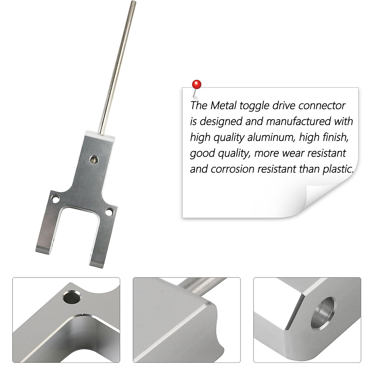 Tesmirror Metal Toggle Drive Connector and Metal Drive Toggle and Clevis Mount Power Recliners,Fits for La-Z-Boy/Lazyboy Power Recliners,Fits All L-Z-Boy Power Recliners