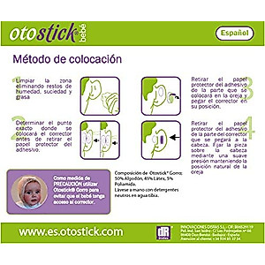 Otostick Baby, Aesthetic Correctors for Prominent Ears, Contains 8 Correctors and 1 Cap, 3+ Months