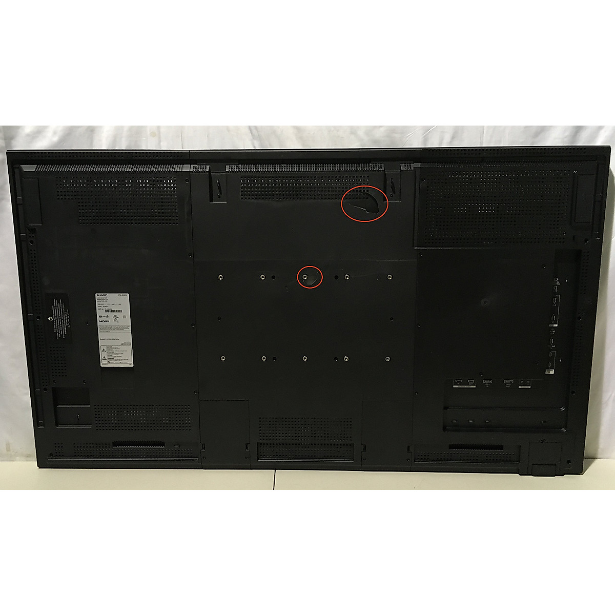 Sharp PN-E603 60" Class Full HD Commercial LED Monitor