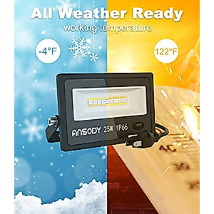 Smart Outdoor LED Flood Light,RGBW Landscape Light Stage Light Controled by APP/Alexa/Google Home,5000K 200W Equivalent IP66 Waterproof Timing Dimmable,Suit for Garden Party Halloween,2 Pack