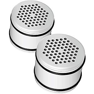 Waterdrop WHR-140 Shower Filter Replacement Cartridge for Culligan® WHR-140, WSH-C125, ISH-100, HSH-C135, Shower Head Water Filter, with Advanced KDF Filtration Material, Pack of 2