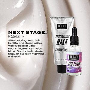 BLEACH LONDON Fade To Grey Conditioner - Slate Grey Rinse, Color Toning and Preserving, Vegan, Cruelty Free, Daily Hair Nourishment, Color Depositing Formula, 8.45 fl oz