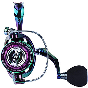 Sougayilang Fishing Reel Light Weight Ultra Smooth Aluminum Spinning Fishing Reel-13+1BB - LY3000