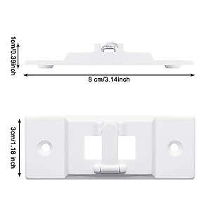 2 Light Switch Guards Optional Wall Plate Cover Switch Cover Light Switch Lockout Light Switch on off Guard in White for Lights Circuits Protection from Accidentally Turned on or off, Not Child Proof