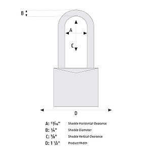 ABUS 55MB/50 Solid Brass Keyed Padlock with 2 Keys, Weatherproof Marine Brass Shackle with Anti Corrosion Inner Lock Components, Keyed Different