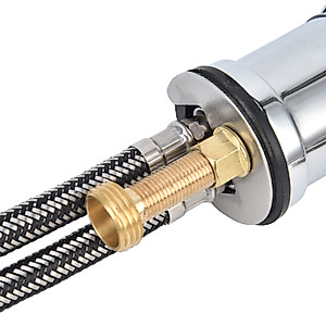 Pasamer Shampoo Chair Faucet Sprayer, Plating Salon Sink Faucet Sprayer Set with 120cm Sprayer Hose for Clubs, Beauty Salons, Barber Shops, SPAs, Shanryasx0cpm8fey