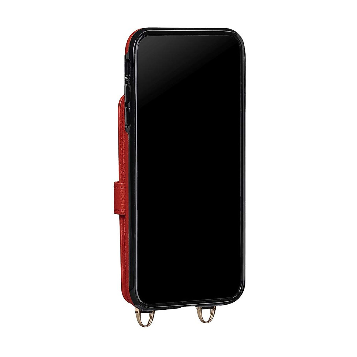 Sena Kyla Crossbody Snap On Cell Phone Case for iPhone XR - Wireless Charging Compatible, Red