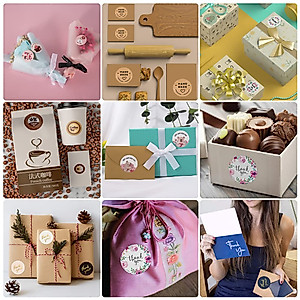 Thank You for Your Order Stickers Custom Name Text Wedding Birthday Baptism Holiday Party Label Sticker