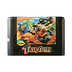 Retro Game Tale Spin 16 Bit MD Game Card For Sega Mega Drive For Sega Genesis (Black)