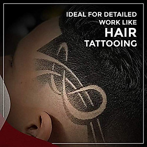 Wahl Professional 5-Star Detailer with Adjustable T Blade for Extremely Close Trimming and Clean and Crisp Lines for Professional Barbers and Stylists - Model 808, Silver, 1 Count (Pack of 1)