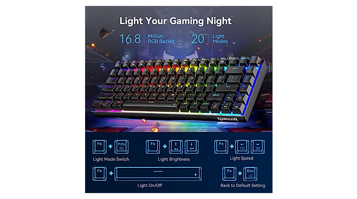 Redragon K629-RGB Mechanical Gaming Keyboard