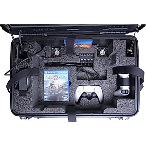 Case Club Gaming Station to Fit PlayStation 5. Comes with Built-in 24" 1080p Monitor, Cooling Fans, & Speakers. Fits PS5 (Disc or Digital), Controllers, & Games, (PS5 & Accessories NOT Included)