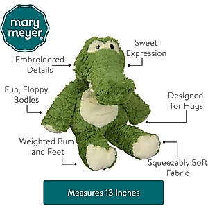 Mary Meyer Marshmallow Gator Soft Toy Friend, 13 in, Green