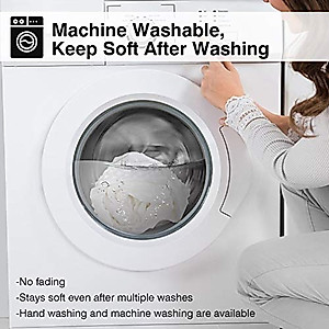 Changing Table Pad Covers AceMommy Ultra Soft Minky Dots Plush Changing Table Covers Breathable Changing Table Sheets Wipeable Diaper Changing Pad Cover for Infants Baby Boy Baby Girl White (2 Pack)