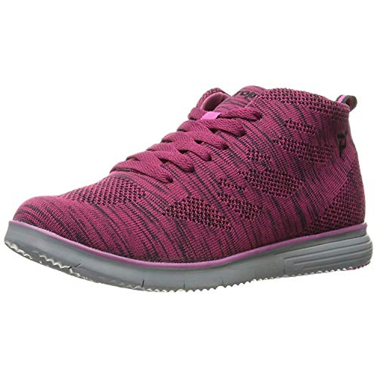 Propét Women's TravelFit Hi Walking Shoe, Berry, 6 2E US