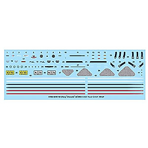 Revell 85-4492 1969 Chevelle SS 396 Model Car Kit 1:25 Scale 125-Piece Skill Level 5 Plastic Model Building Kit Blue