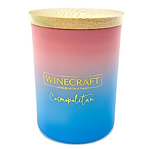 Perfect for Spring & Summer - Wooden Wick - Premium Soy Wax Candle - Crackling Ambiance - Hand Made in The USA (Cosmopolitan)