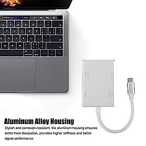 Entatial HD Converter Adapter, Preservative Lightweight Hub Converter Multifunction for Desktop Computer