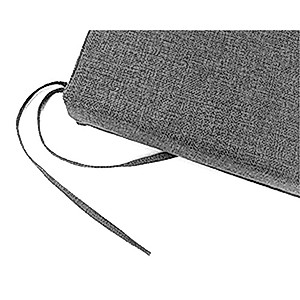 KRIDDR 4cm Thick Bench Cushion 2 3 Seater Chair Cushion Indoor Outdoor Garden Bench Seat Cushion for Bay Window Dining Patio