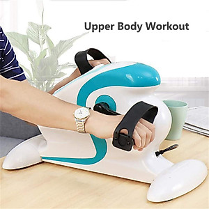 Fitness Motorized Pedal Exercise Bike with Leg Protector, Electric Pedal Exerciser, Electronic Physical Therapy Rehab Bike Trainer for The Elderly and Seniors