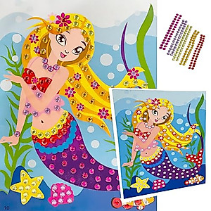 Lizipai Crystal Mosaic Sticker Painting Kids Children Kindergarten Educational DIY Crafts Toys -10 Different