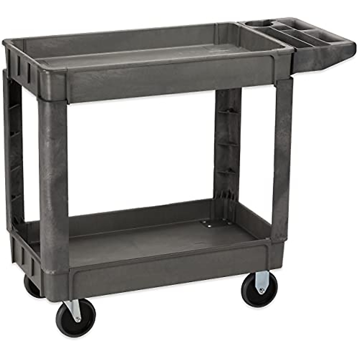 Carlisle FoodService Products UC401823 Bin Top Utility / Service Cart, 500 Pound Capacity, 40" x 17" x 33 Inch (L x W x H), Gray