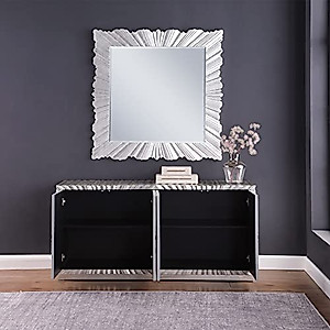 Best Master Furniture T2021SS Sideboard, Silver