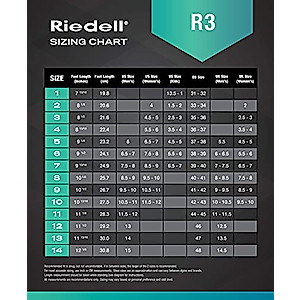 Riedell Skates - R3 - Quad Roller Skate for Indoor / Outdoor | Black | Size 7