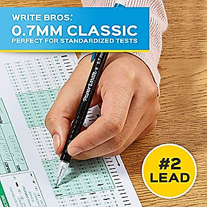 Paper Mate Mechanical Pencils, Write Bros. Classic #2 Pencil, Great for Standardized Testing, 0.7mm, 24 Count
