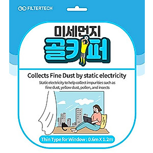 Window and Air Vent Type Protection Filter Prevents Dust, Yellow Dust, Pollen and Insects to enter your House