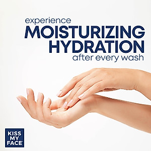 Kiss My Face Coconut Hand Soap, Tropical Moisture Cleanse, With Added Yarrow And Coconut Water, Easy To Use Hand Soap Pump, Coconut Scented, Cruelty Free & Vegan Soap, 9 Fl Oz Bottle