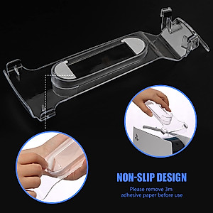 PS VR2 Headset Stand with Controller Hook and Fast Charging Cable - All-in-One PS VR2 Accessories with Magnetic Suction Head - 4 in 1 Kit