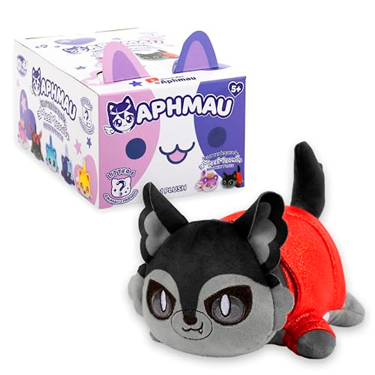 Aphmau 6” MeeMeow Mystery Plush – Series 6; YouTube Gaming Channel, Blind Box, 1 of 10 Possible, Friends MeeMeows, Official Merch