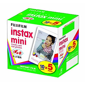 FUJIFILM Instax Mini Cheki Film 5pack(10picture X5)