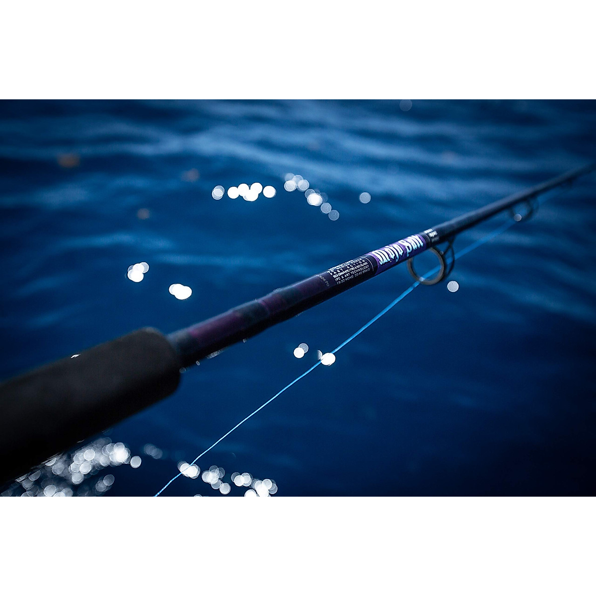 St. Croix Rods Mojo Salt Spinning Rod, Black Cherry Metallic, 7'6"