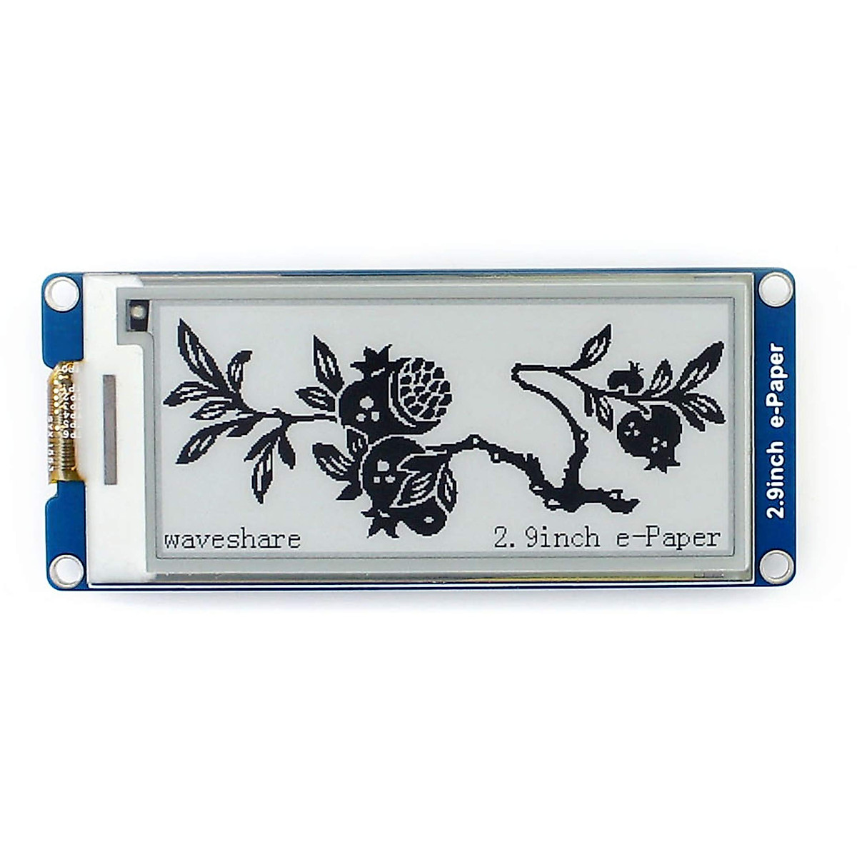2.9inch E-Ink Display Module 296x128 Pixel White,Black Two-Color 3.3V/5V E-Paper Screen LCD Support Partial Refresh SPI Interface for Raspberry/Jetson Nano/Ard/Nucleo