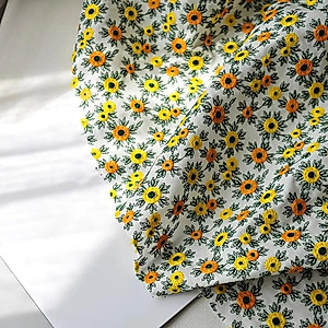 XMTXZYM 2 Meter Embroidery Cotton Linen Fabric DIY Handmade Clothes Sewing Fabric