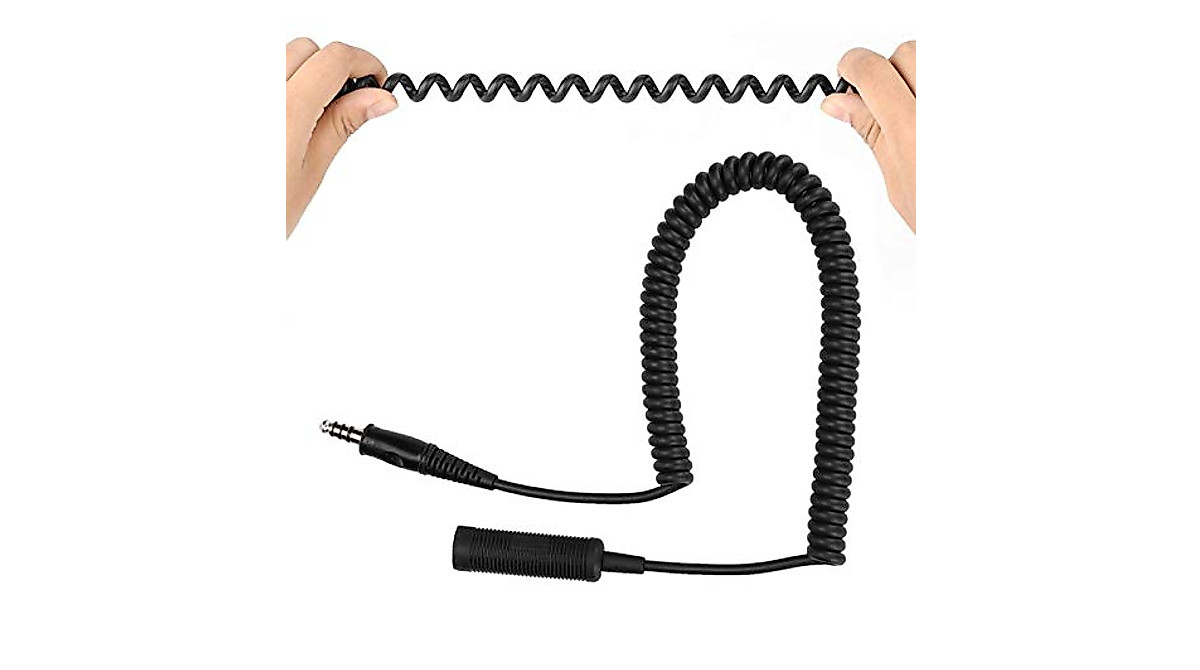 Demeras Headphone Extension Line U-92A/U to U-174/U Plugs Headphone Extension Cable Connect to ...