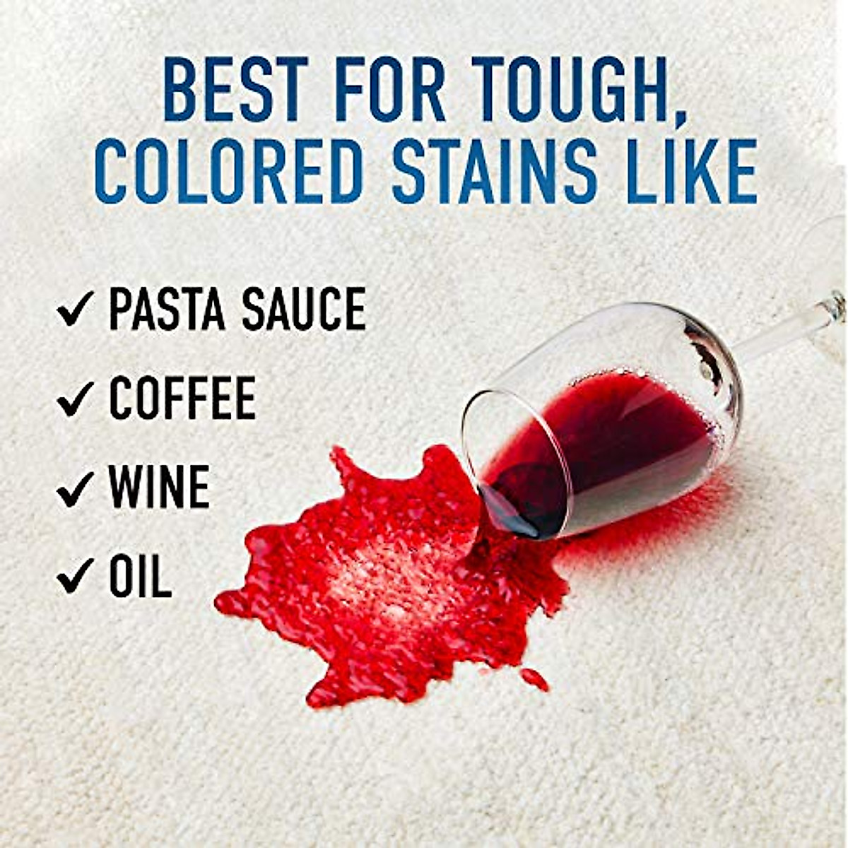 Hoover Oxy Deep Cleaning Carpet Shampoo, Concentrated Machine Cleaner Solution, 116oz Formula, AH30936, White