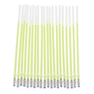 joyMerit 20Pcs Color Glitter Gel Pen Refill Neutral Refill Student Graffiti Painting - Yellow