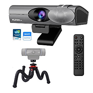 NexiGo Iris Kits, 4K AI Webcam with 1/1.8" Sony_Sensor, Onboard Flash Memory, HDR, PiP, DSLR-Style Control, Flexible Camera Tripod Stand, Auto Framing/Tracking, for Zoom/Teams/OBS and More