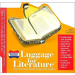 Luggage for Literature: Zip-Around Book Bag with Light